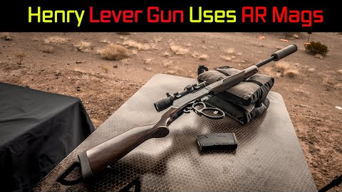 Henry Lever Action Supreme That Utilizes AR Mags - SHOT Show 2024